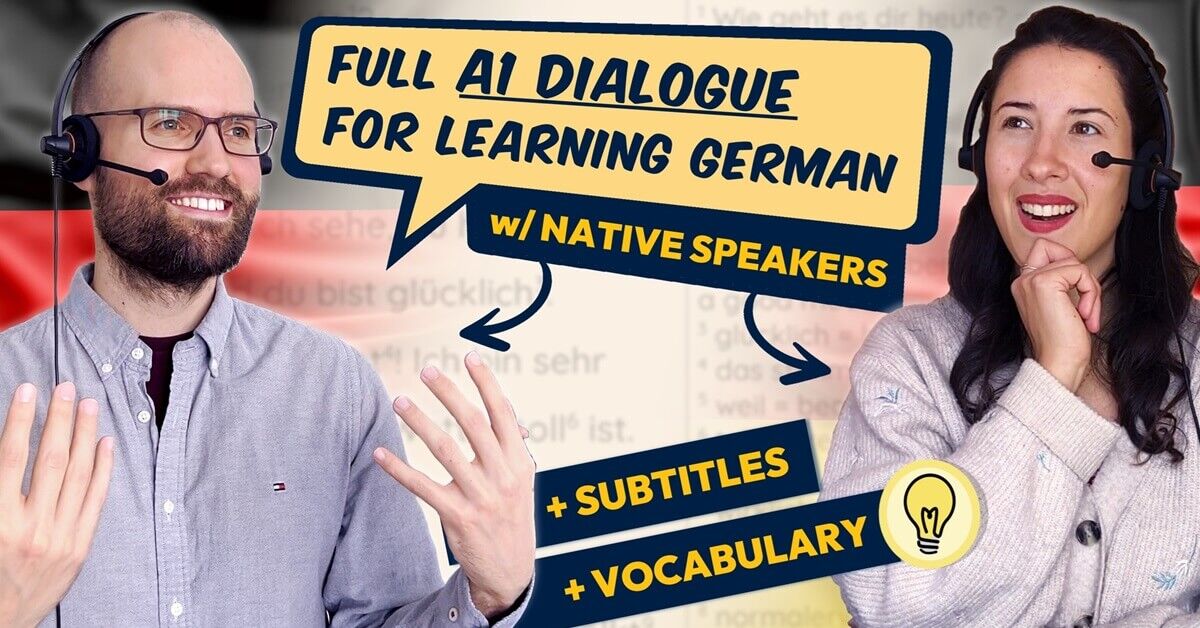 A1 German Dialogue: The 17 Most Important Questions for Beginners