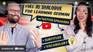 A1 German Dialogue: The 17 Most Important Questions for Beginners