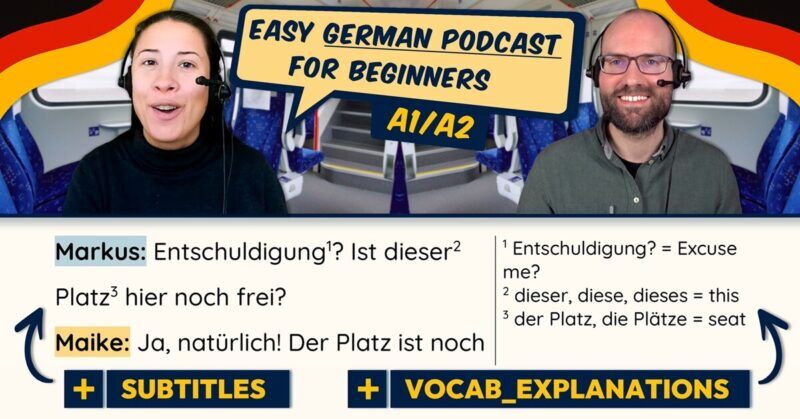 Easy & Slow German Podcast for Beginners (A1/A2)💡