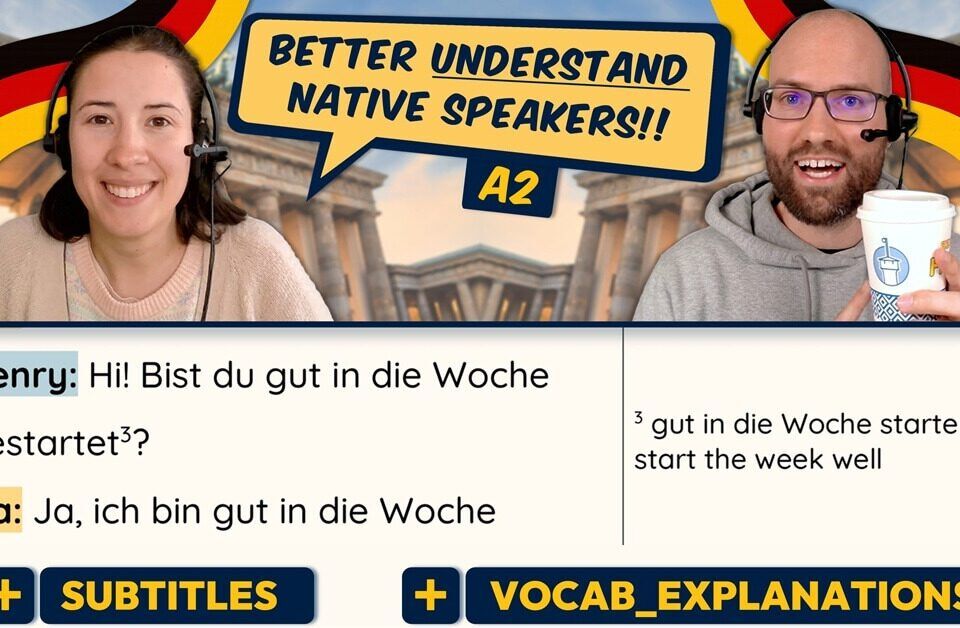 German Podcast (A2/B1)🎤 | Practice your Listening & Speaking